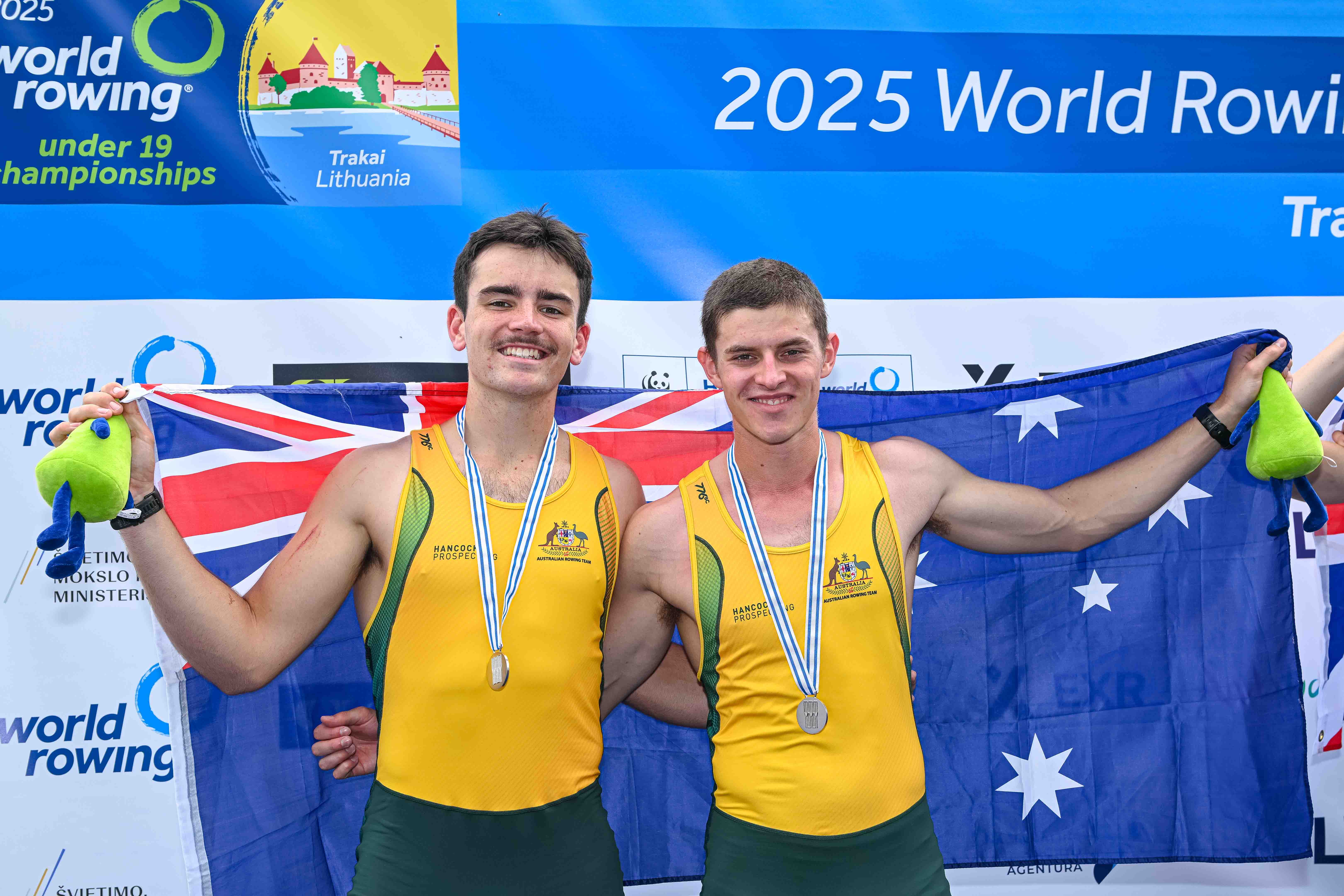 WA duo win Silver at World Rowing Under 19 Championships